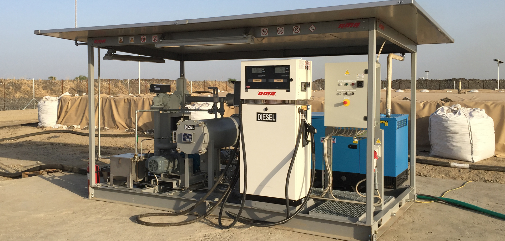 Diesel Unloading - Dispensing Skid_01 - AMA | Advanced Fluid Systems