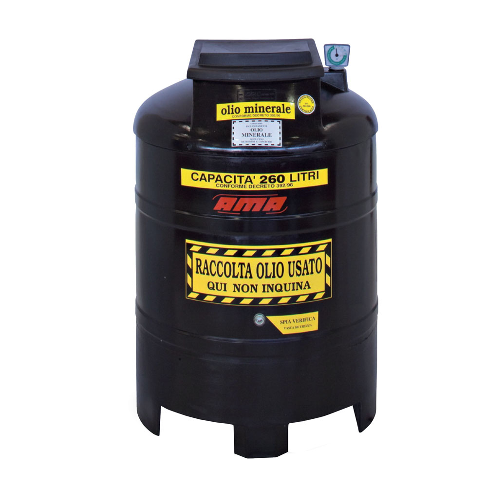 OE – PE container for exhausted oil - AMA | Advanced Fluid Systems